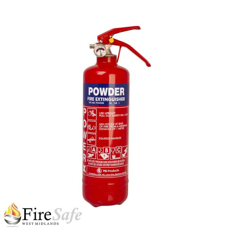 1kg ABC Dry Powder Fire Extinguisher - FireSafe West Midlands | UK
