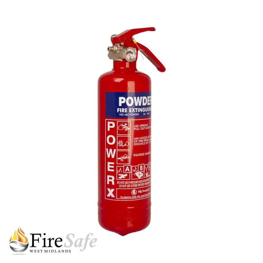 1kg ABC Dry Powder Fire Extinguisher - FireSafe West Midlands | UK