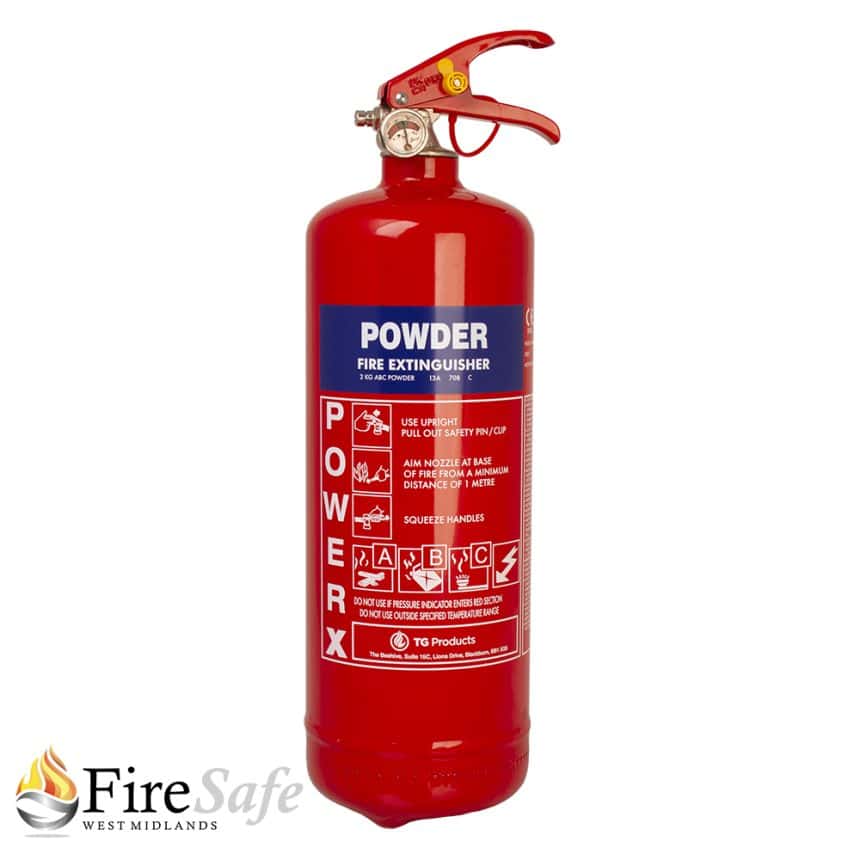 2kg ABC Dry Powder Fire Extinguisher - FireSafe West Midlands | UK