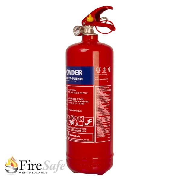 2kg ABC Dry Powder Fire Extinguisher - FireSafe West Midlands | UK